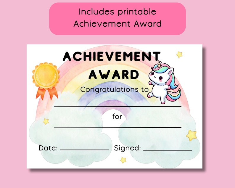 Printable Reward Charts for Kids Editable Reward Chart Print at Home ...