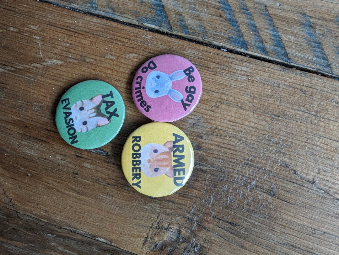Sylvanian Family Crime Pins - Etsy