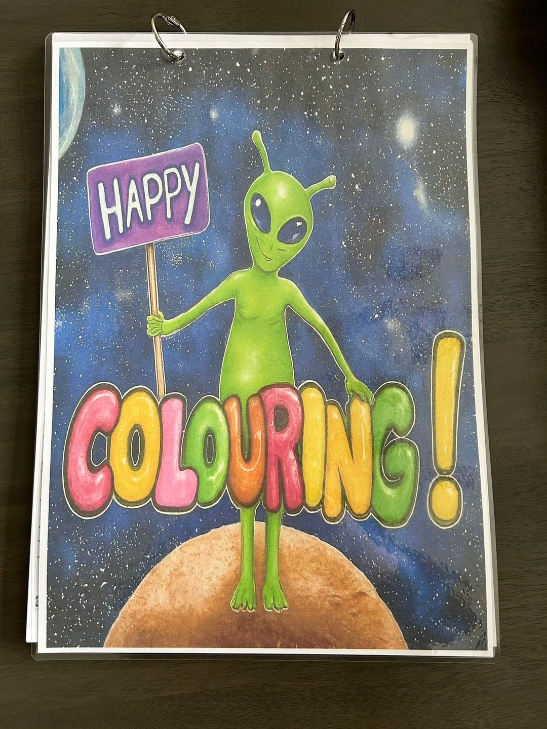 Kids' Laminated Coloring Books A4, 20 Pages, Ring-bound 4 Themes, More ...