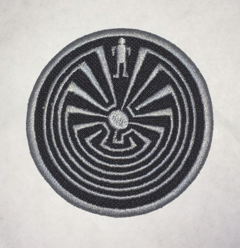 Man in the Maze 3 Inch Embroidered Patch - Etsy