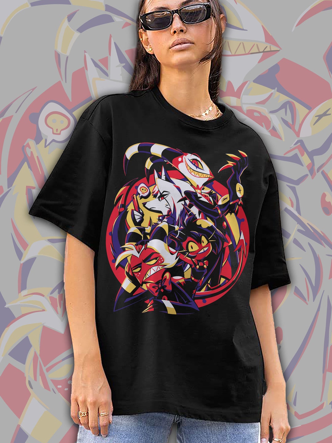 Helluva Boss IMP CREW Shirt, Hazbin Hotel Characters Gift Shirt ...