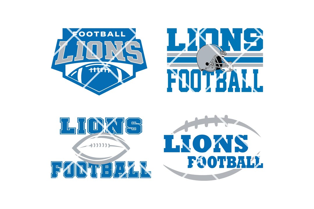 Lions Football Bundle SVG, Lions Bundle Svg, Football Team Svg, Lions ...