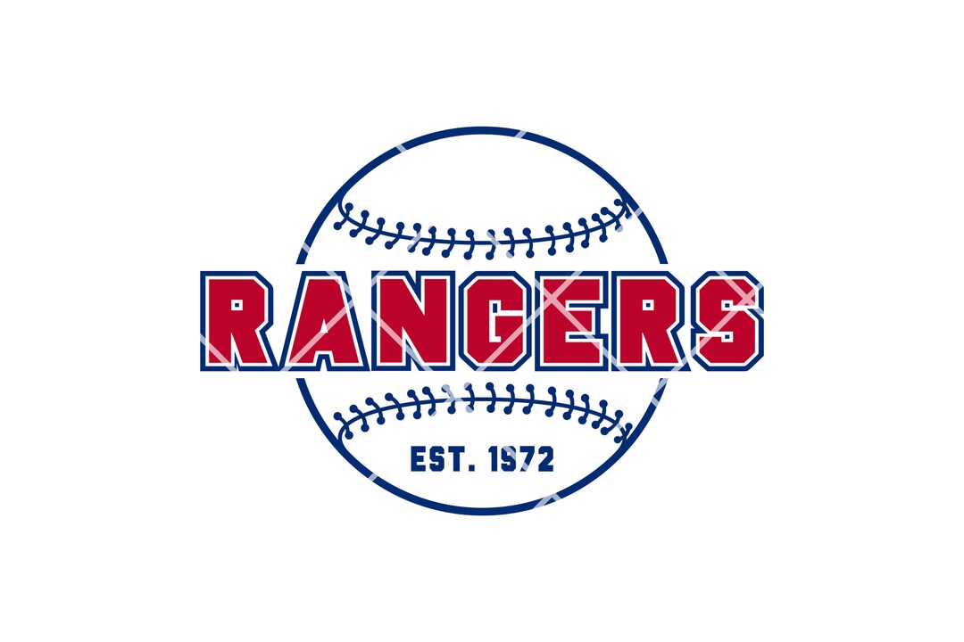 Rangers Svg, Baseball Svg, Svg Files for Cricut, Digital Download ...