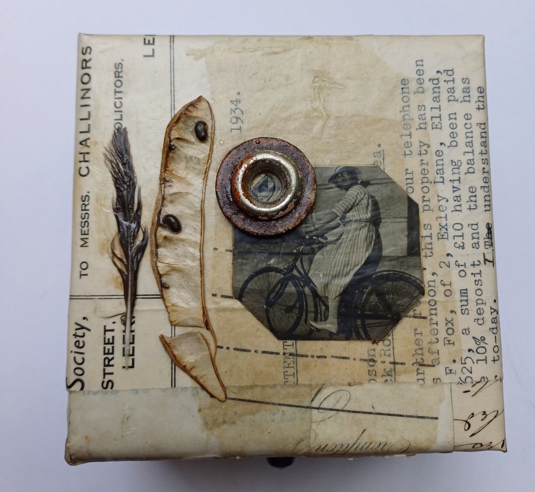 Collage Art, Altered Box, Assemblage, Altered Art - Etsy
