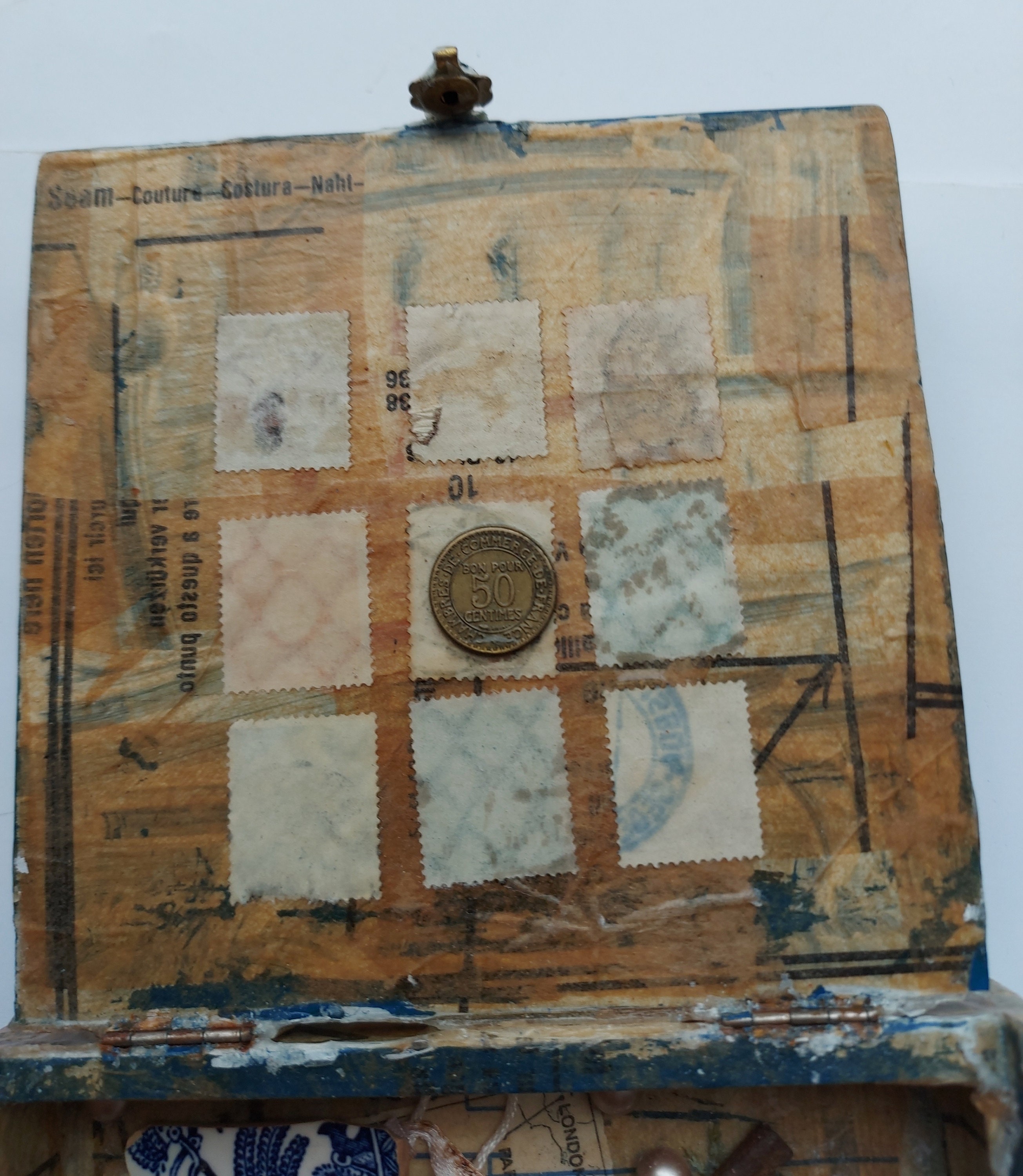 Altered Box, Collage, Assemblage, Original Collage Art Assemblage ...