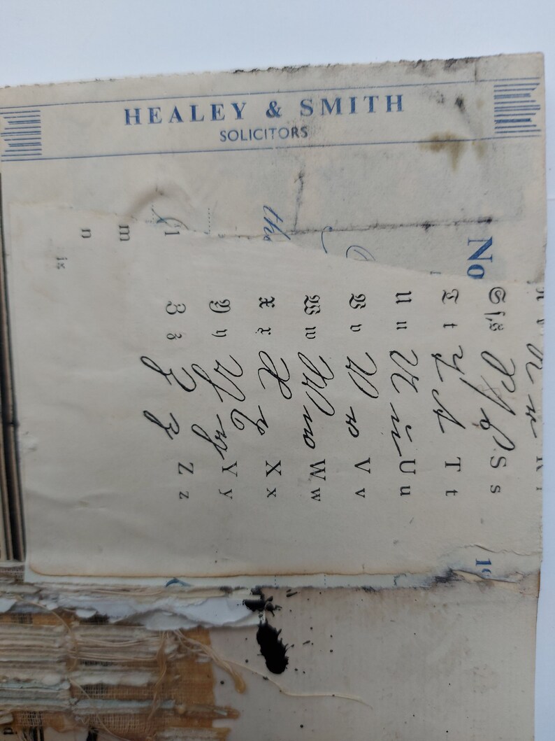 Handmade Original Collage Art, Mixed Media, Vintage Papers, Canvas ...