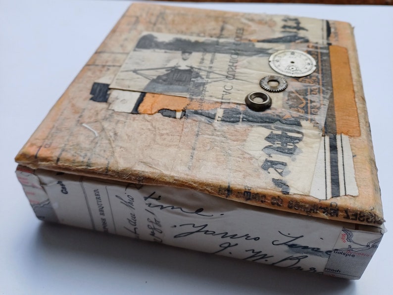 Collage, Altered Box, Assemblage, Altered Art Box - Etsy
