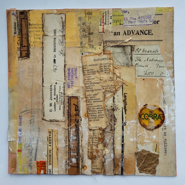 Mixed Media Collage - Etsy