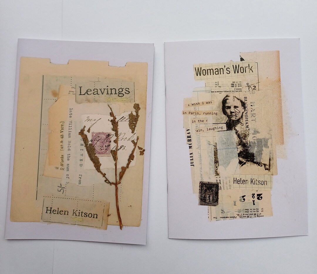 Zine, Double Pack, Art Zine, Poetry, Collage - Etsy