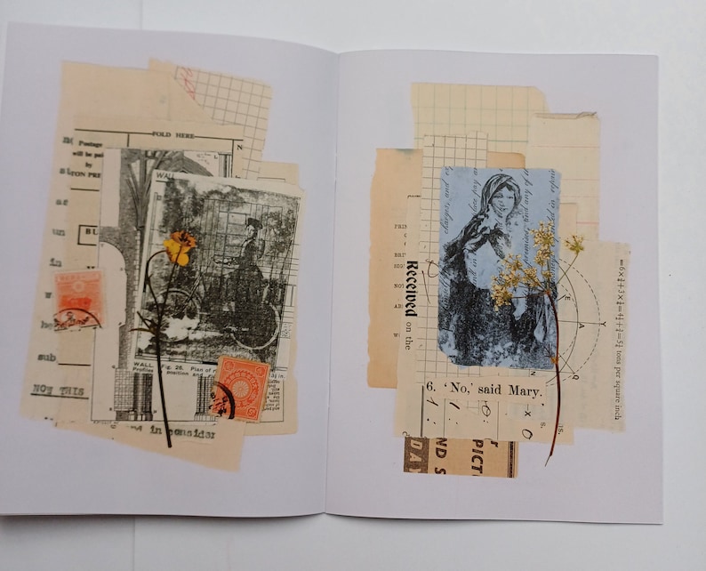 Zine, Art Zine, Collage, Poetry Zine, A5, 24 Pages - Etsy