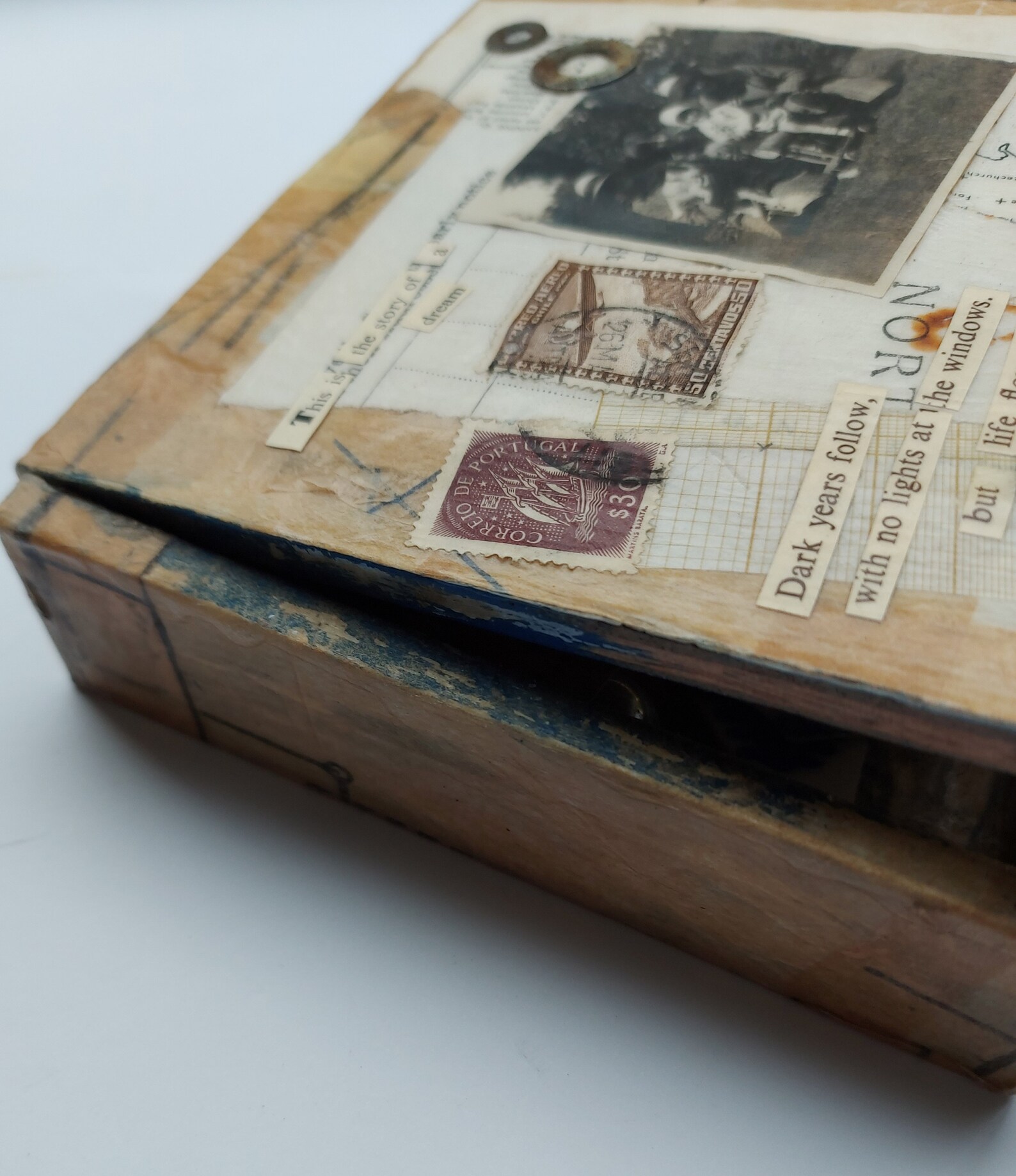 Altered Box, Collage, Assemblage, Original Collage Art Assemblage ...