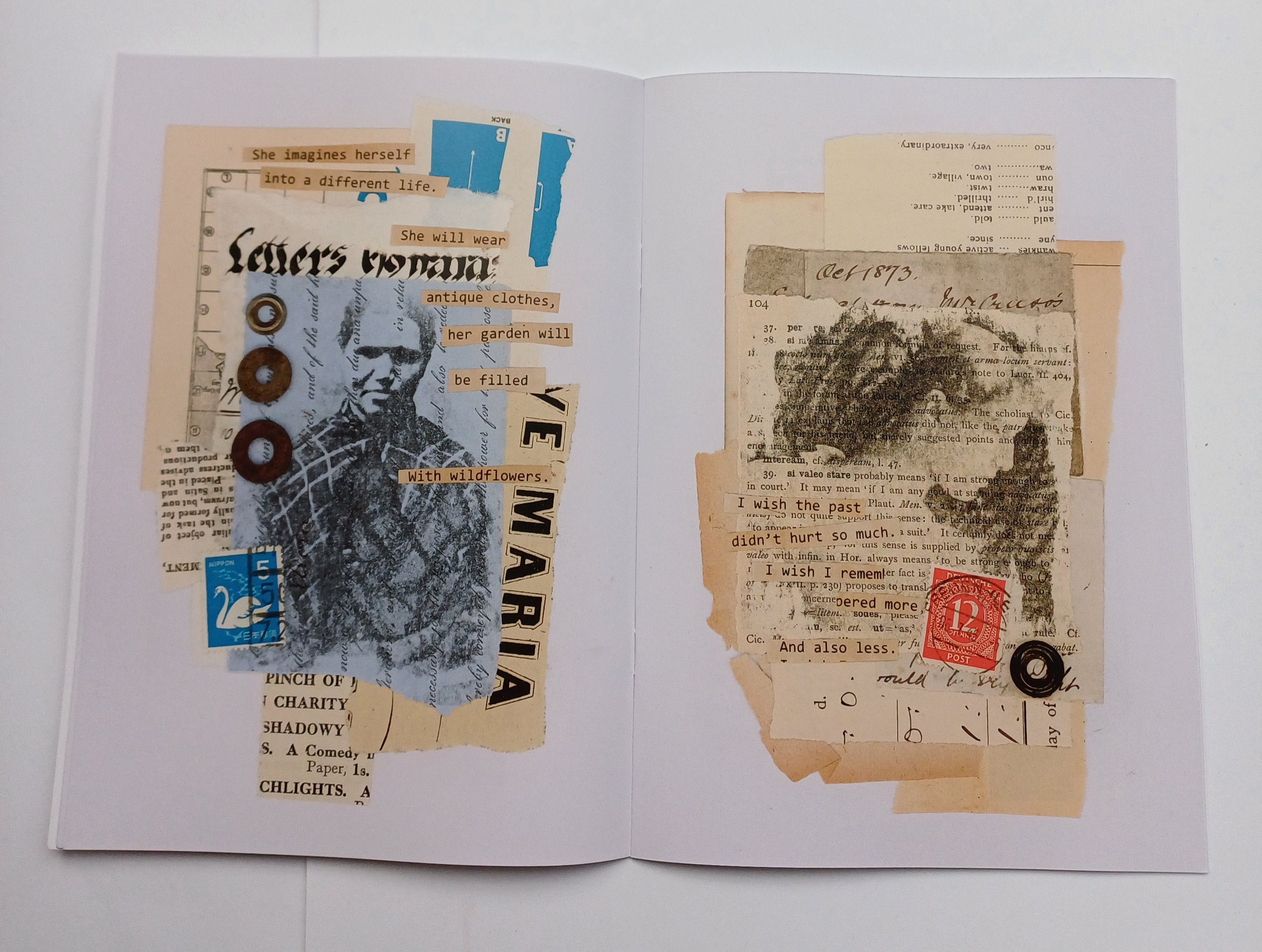 Zine, Art Zine, Collage, Poetry Zine, A5, 24 Pages - Etsy