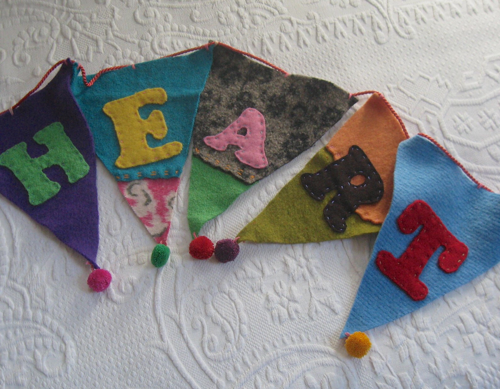 Bunting . CUSTOM Bunting . Banner . Felt Bunting . Custom Banner ...