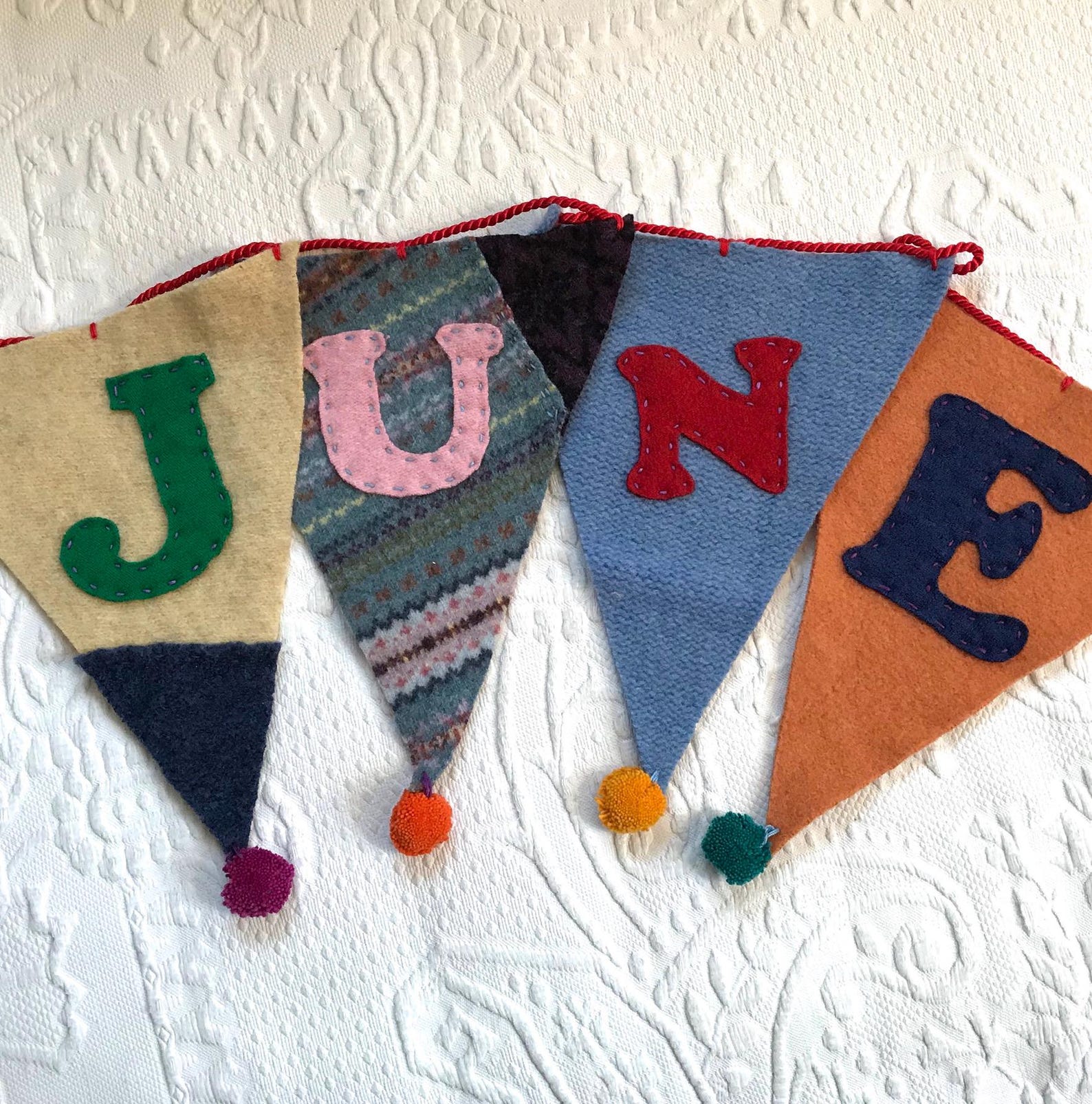 Bunting . CUSTOM Bunting . Banner . Felt Bunting . Custom Banner ...