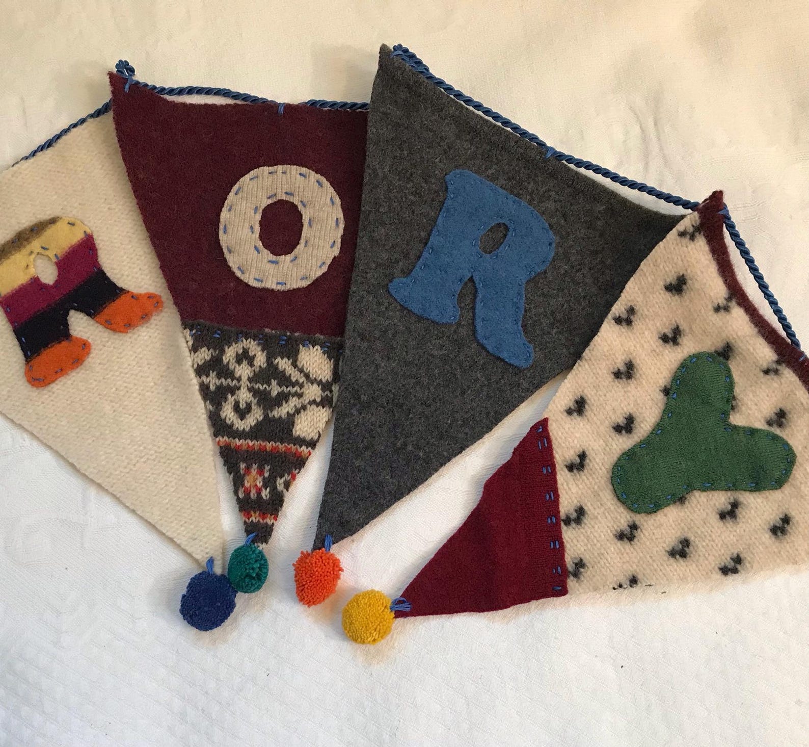 Bunting . CUSTOM Bunting . Banner . Felt Bunting . Custom Banner ...