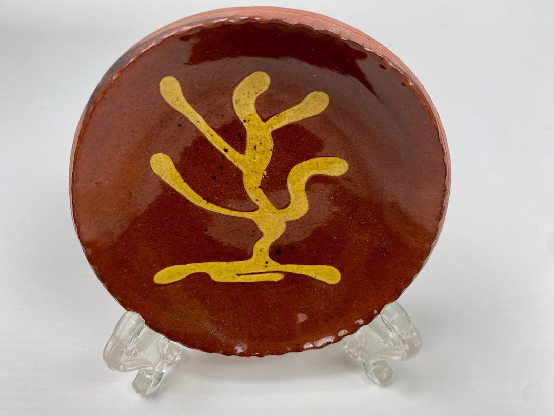 Breininger, Redware, Tree of Life, Pottery Plate, 1980, Signed - Etsy