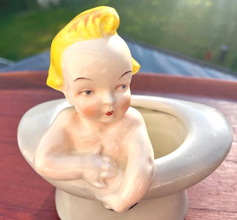 Antique German Weimar Republic 1920s Cupid in a Top Hat Match Toothpick ...
