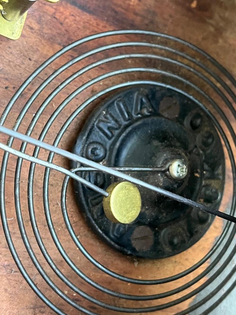 Antique 1883 Schoolhouse Regulator Clock, Ansonia A Antique Clock ...
