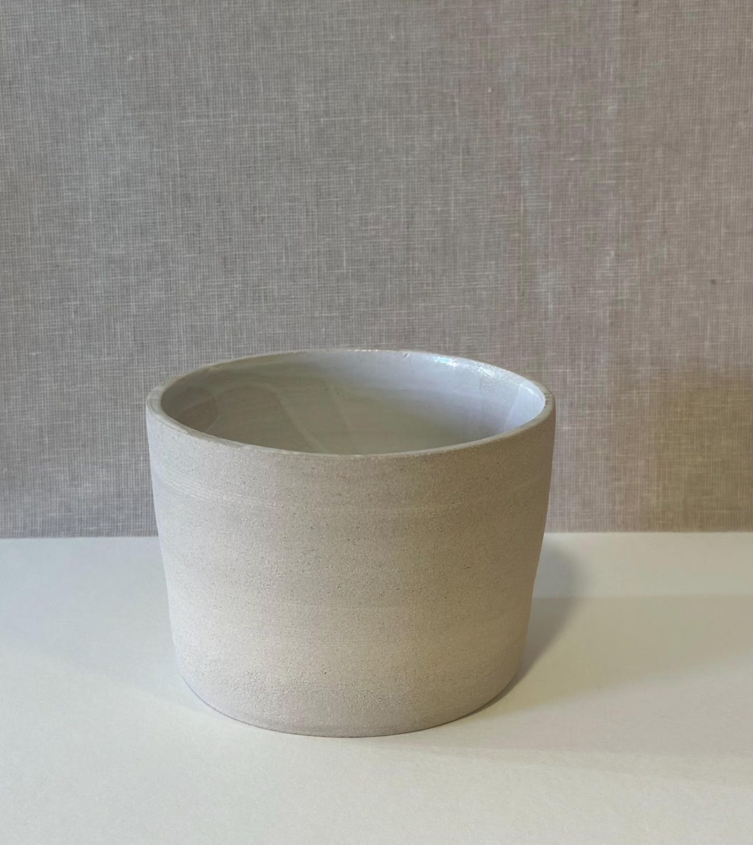 Neutral Ceramic Plant Pot (1) Medium. - Etsy