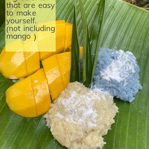 Mango Sticky Rice Kit,diy Thai Dessert Gift for Mom Birthday From Son ...