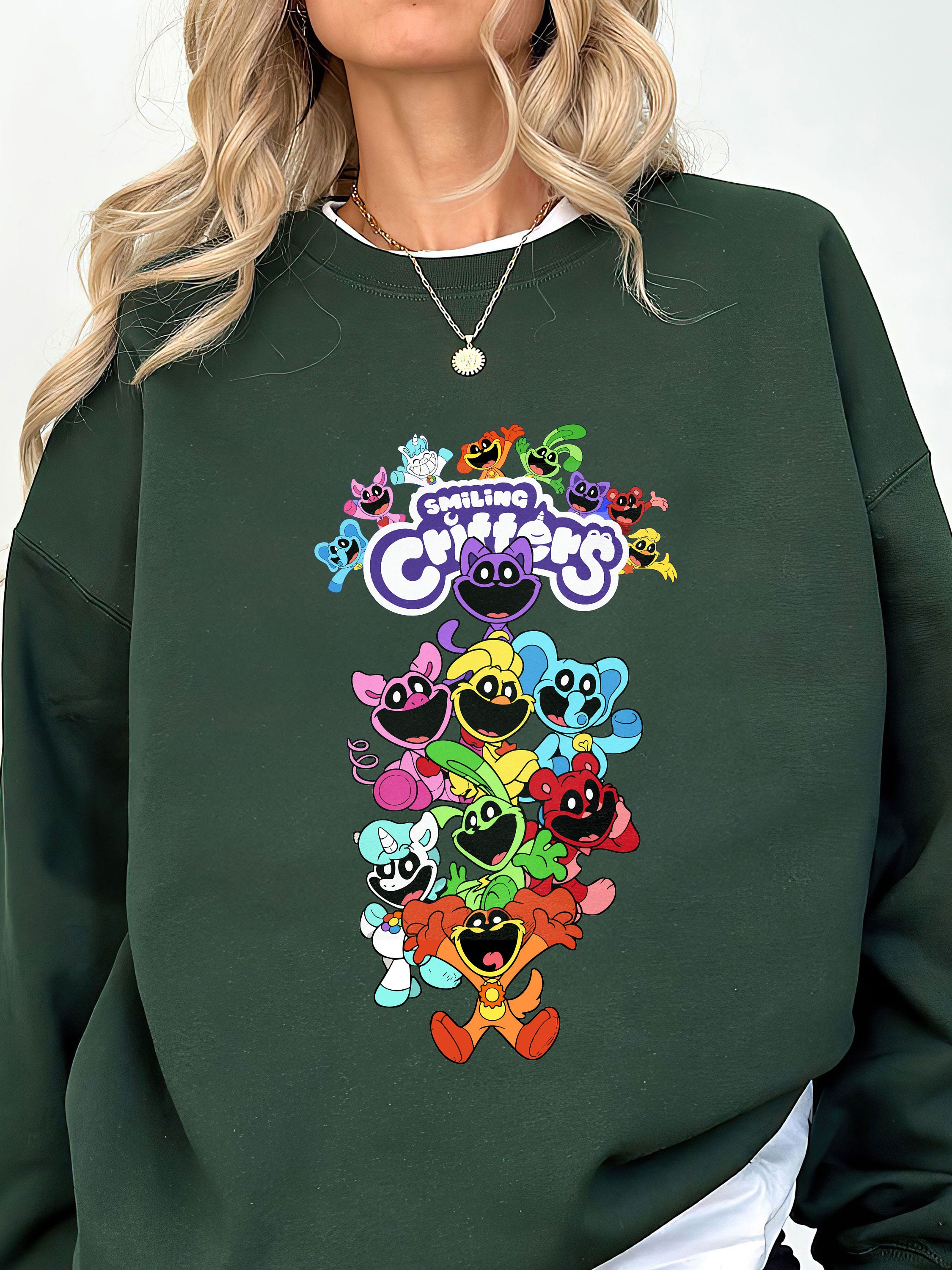 Poppy Playtime Chapter 3 Shirt Smiling Critters Catnap Shirts, Horror ...