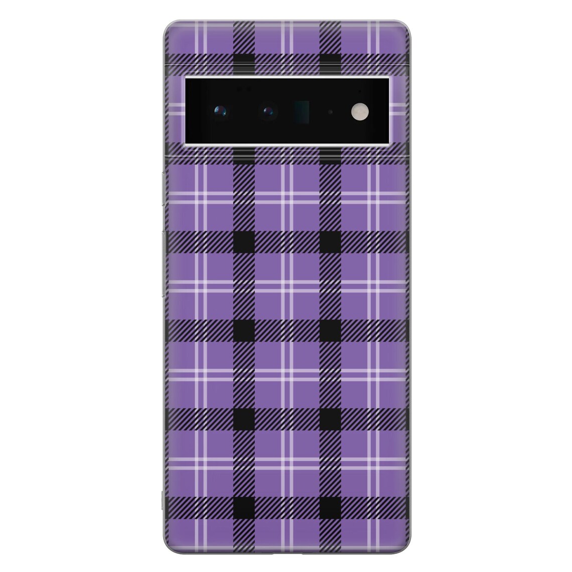 Capa de celular xadrez roxa para Pixel 9A 8 7A, Samsung S25FE S24 ultra ...