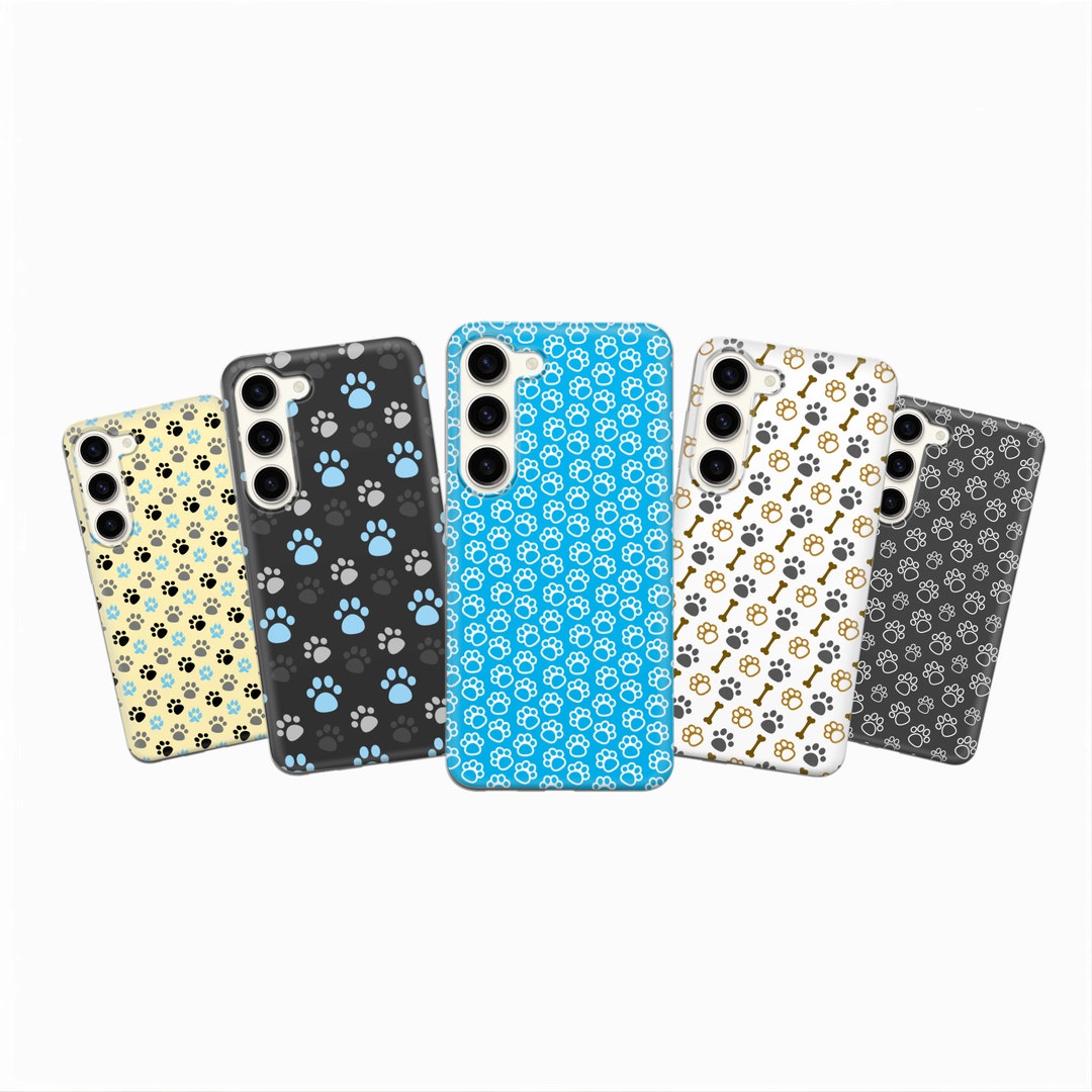 Dog Paw Print Phone Case Pet Parent Cover for Samsung Galaxy S24 FE S23 ...