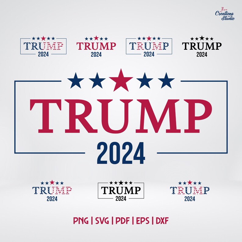 Trump 2024 SVG Bundle, President Trump PNG, Elections 2024, Republican ...