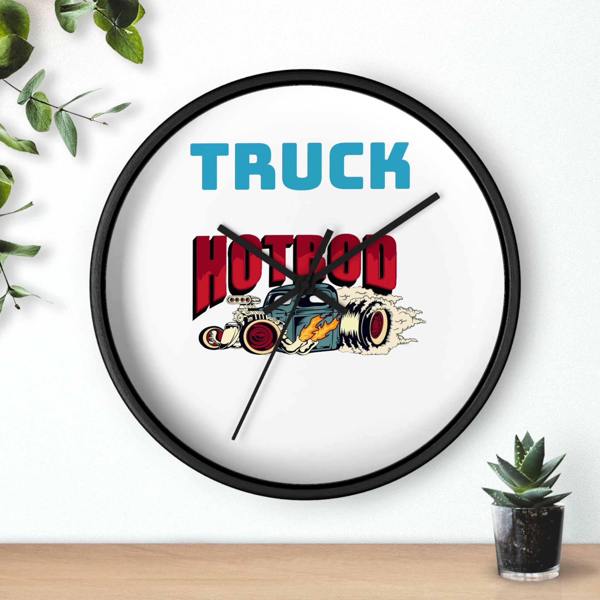 Truckers Hot Rod, Hot Rod Clock, Grandpa Truck Gift, Fathers Hot Rod ...