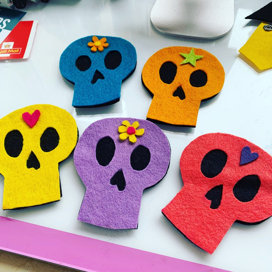 Felt Sugar Skull Ornament Pattern and Tutorial - Etsy