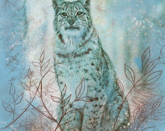 Lynx Card - Etsy