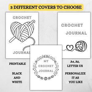 Printable Crochet Journal | Crochet Planner | Crochet Tracker | Instant ...
