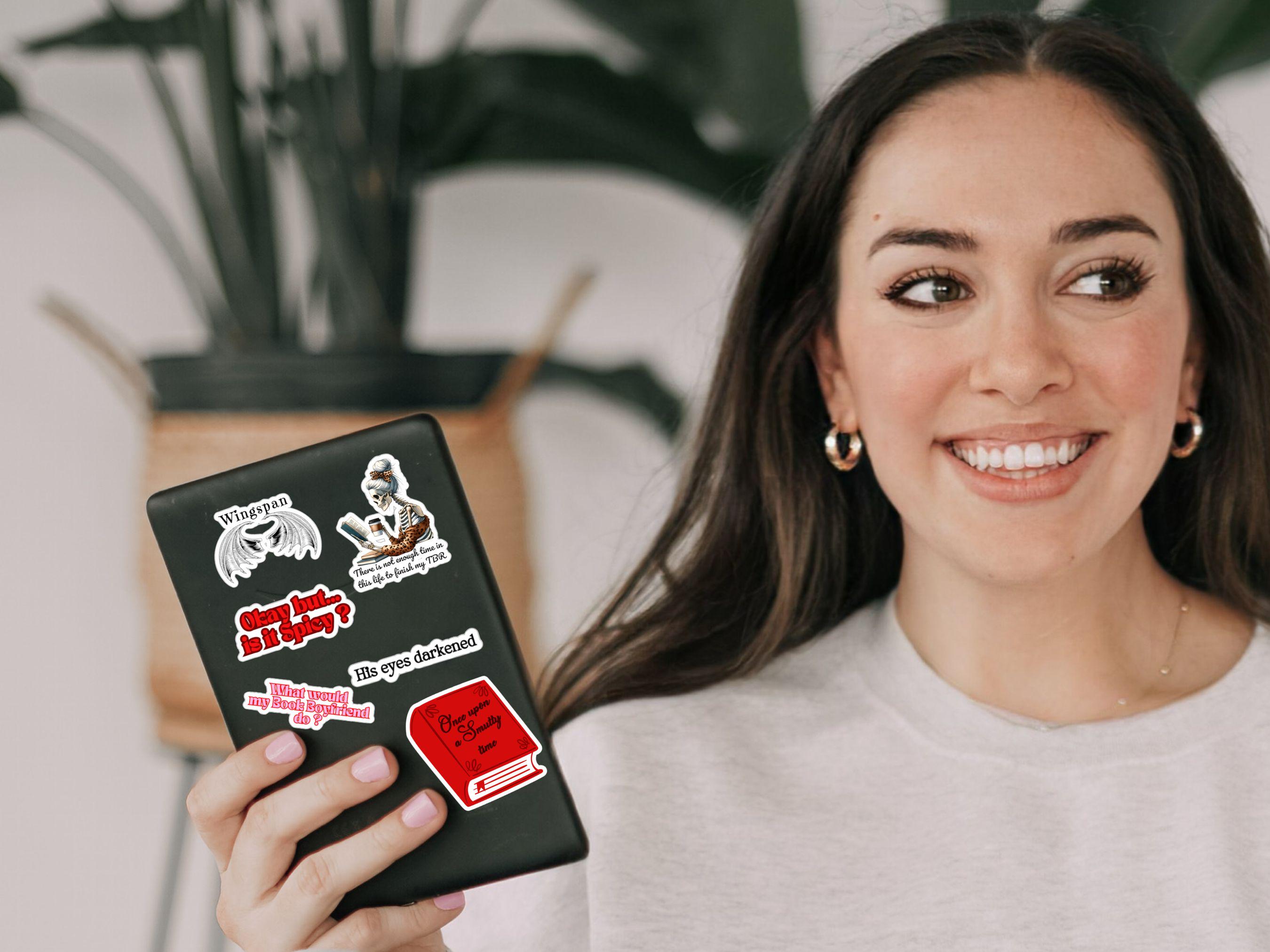 Printable Kindle Stickers, Digital Romance Book Stickers, Printable ...