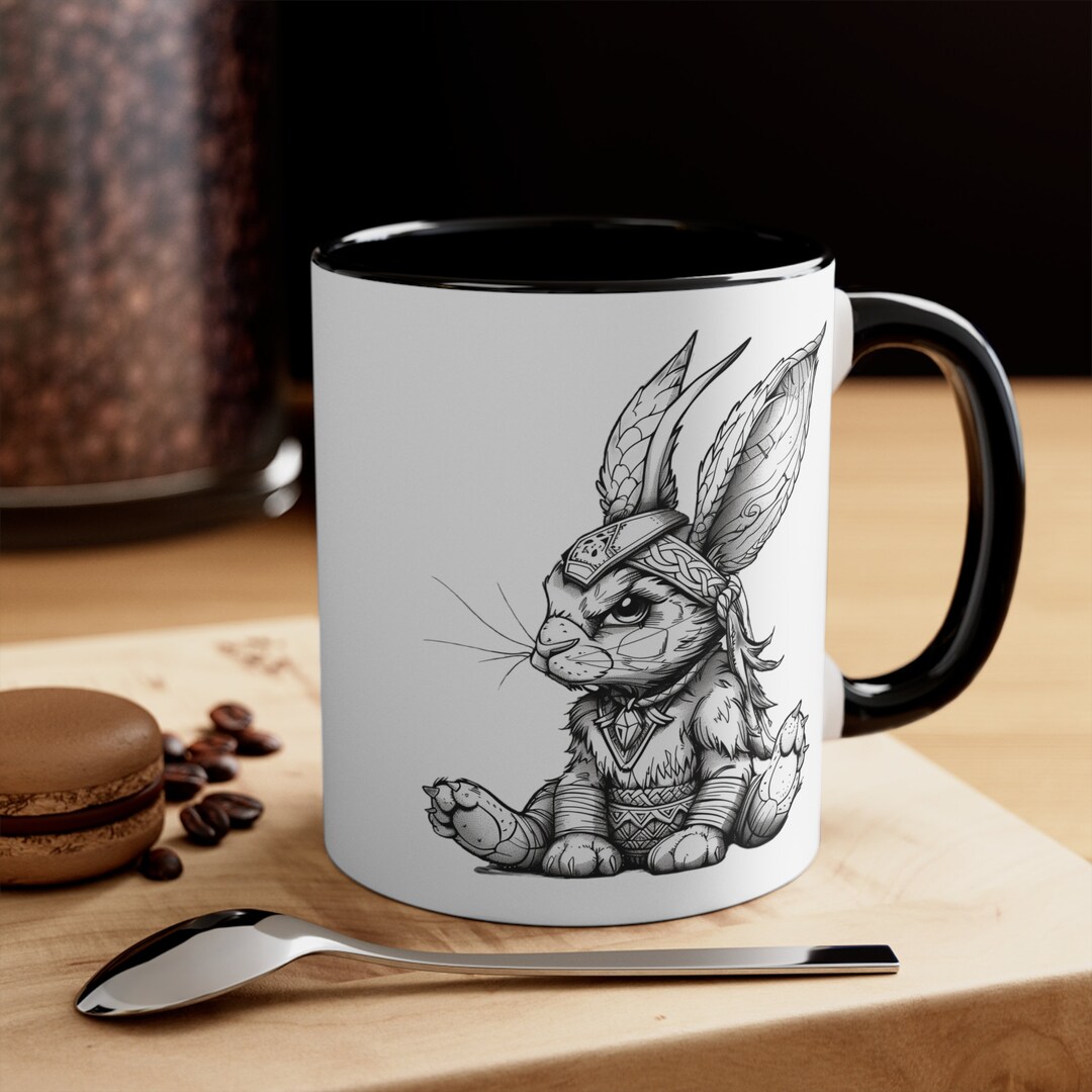 Some Bunny's Ready to Raid Viking Bunny Raider Mug Easter Bunny Viking ...