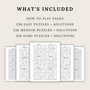 1000+ Printable Sudoku Puzzle Book: Easy-hard Sudoku Games Collection ...