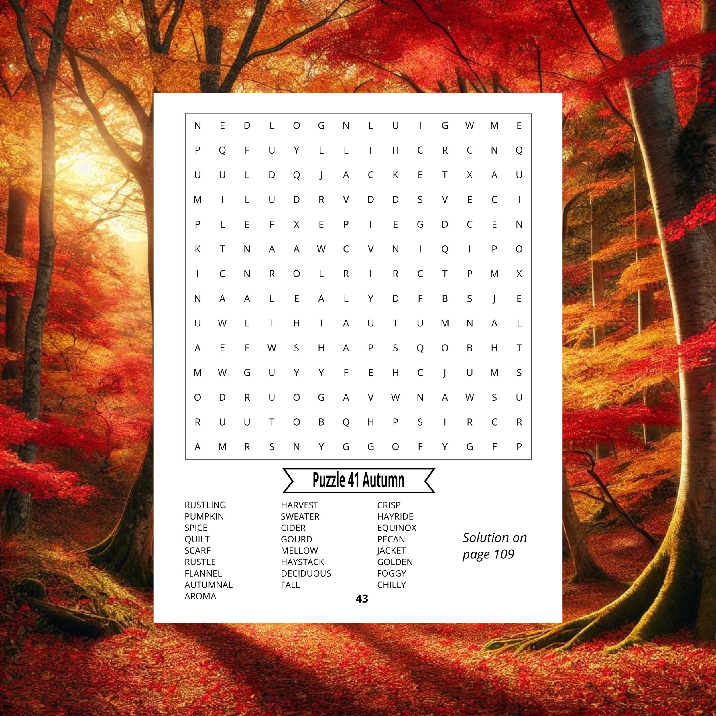 100-themed Word Search Puzzle Book: Printable, Fun & Relaxing Word ...