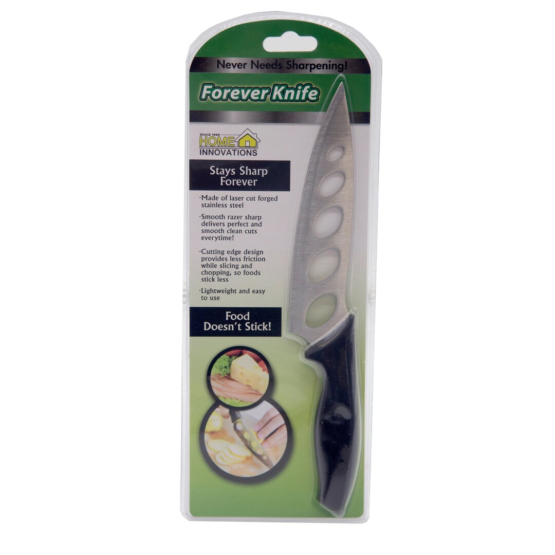 Forever Knife Razor Sharp, Non-stick, Laser Cut Forged Stainless Steel ...