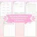 Pretty in Pink Planner - Includes To-do List and Password Tracker! - Etsy