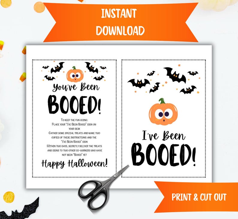 You've Been Booed Office Edition Printable, You've Been Booed Office ...