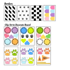School Bulletin Board Kit - Pawsome Class , Be Kind & Make Someone ...