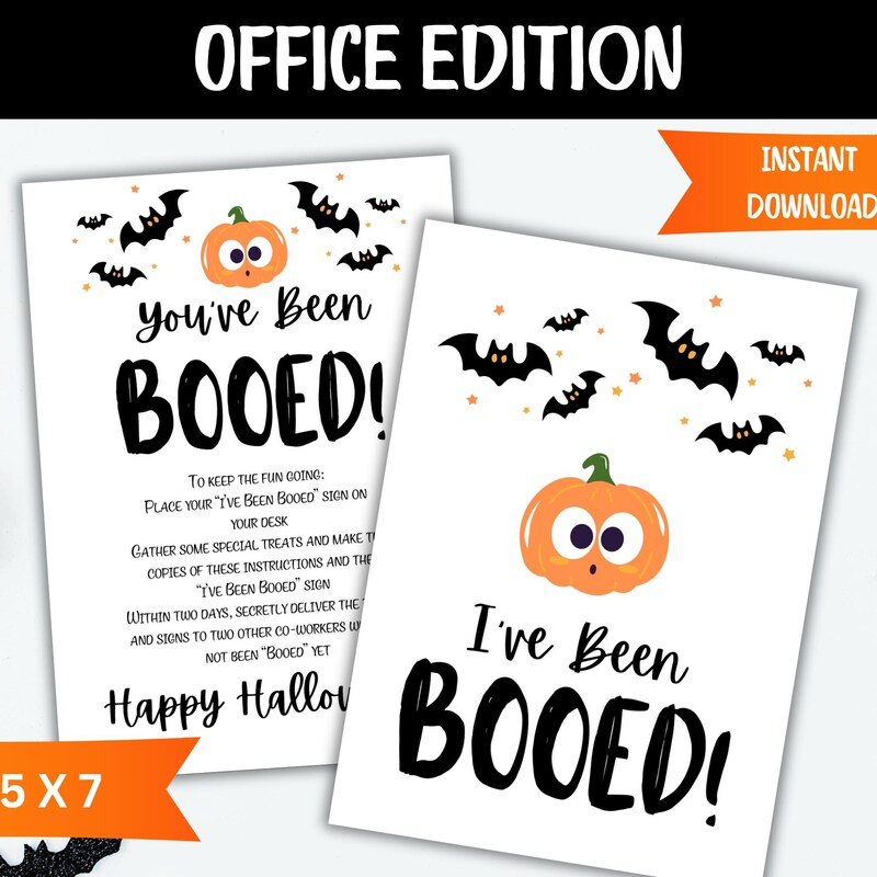 You've Been Booed Office - Etsy