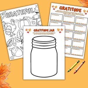 Thanksgiving Gratitude Activity Pack, Kids Turkey Game (digital ...