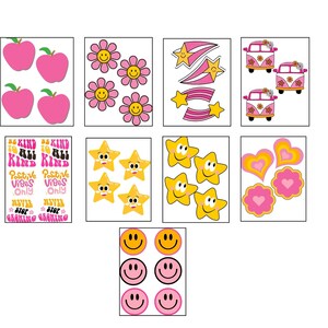 Groovy Retro Back to School Bulletin Board Kit “welcome Back” - Etsy