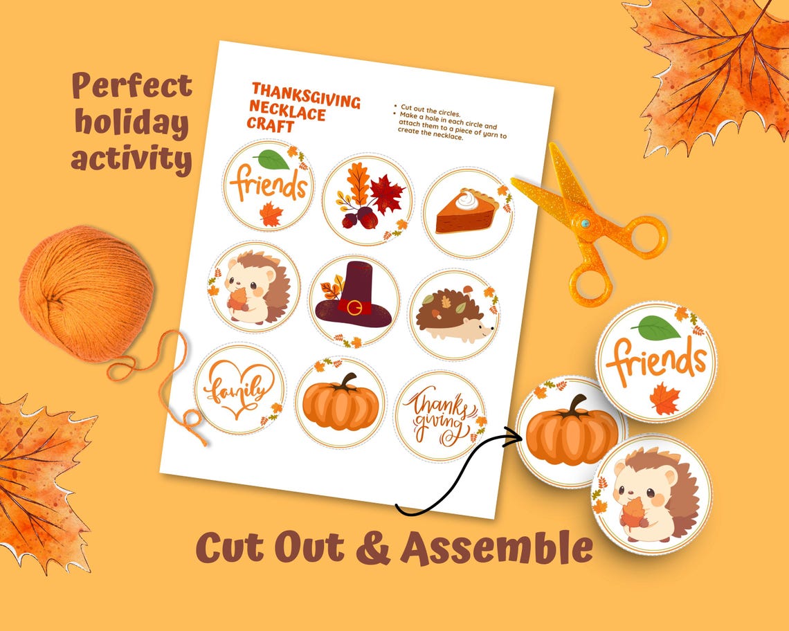 Thanksgiving Gratitude Activity Pack for Kids, Build A Turkey ...