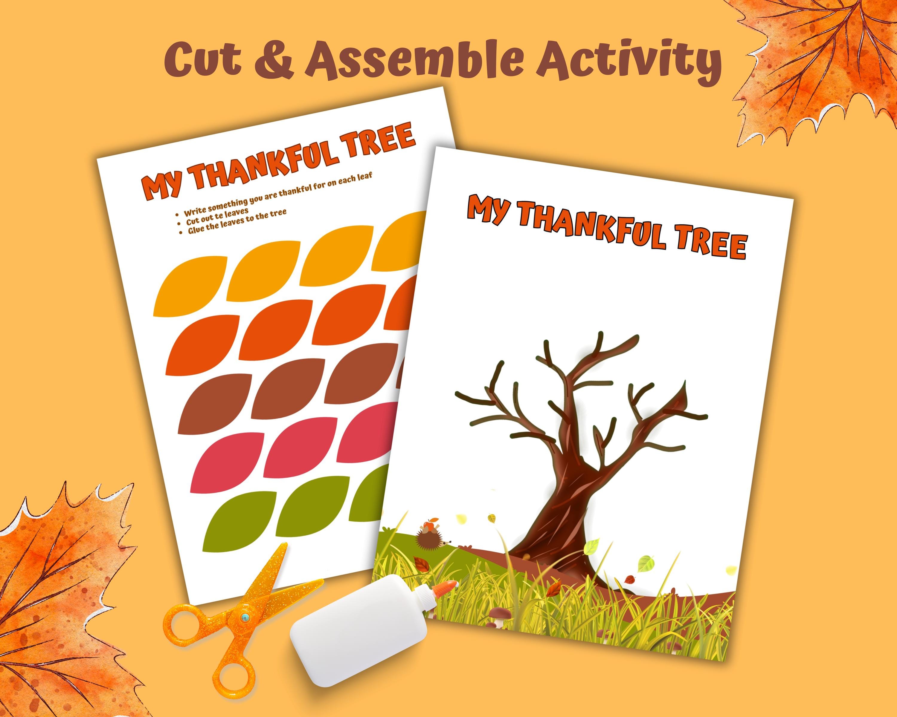 Thanksgiving Gratitude Activity Pack, Kids Turkey Game (digital ...