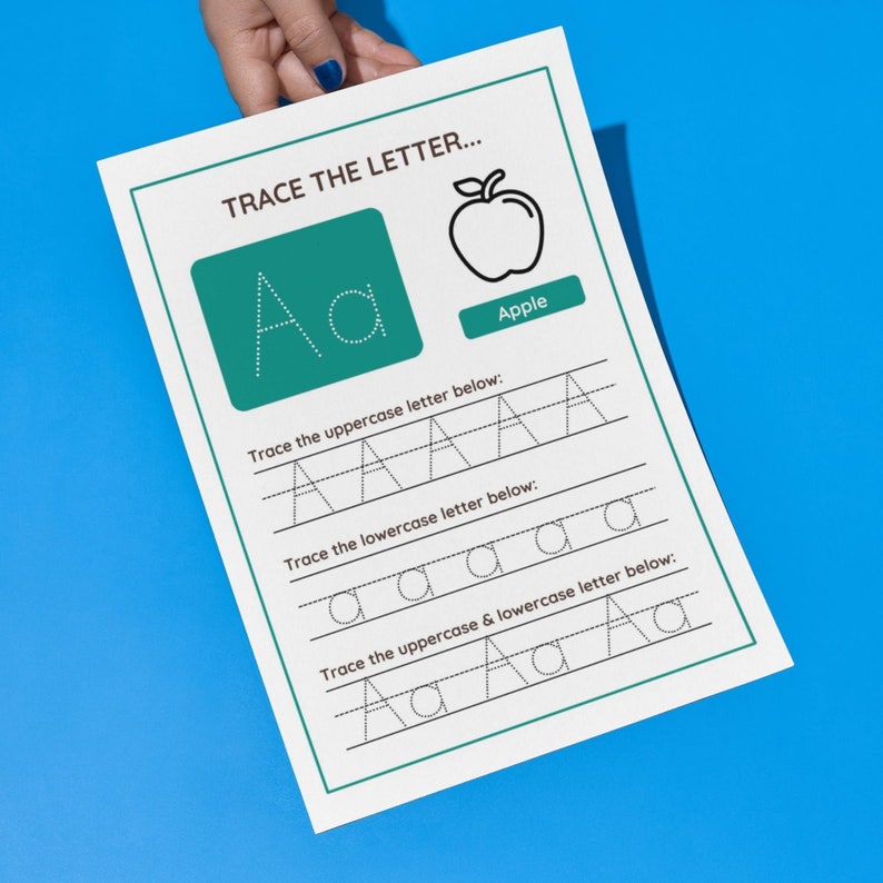 Alphabet Tracing for Toddlers and Preschoolers Printable A-Z Letter ...