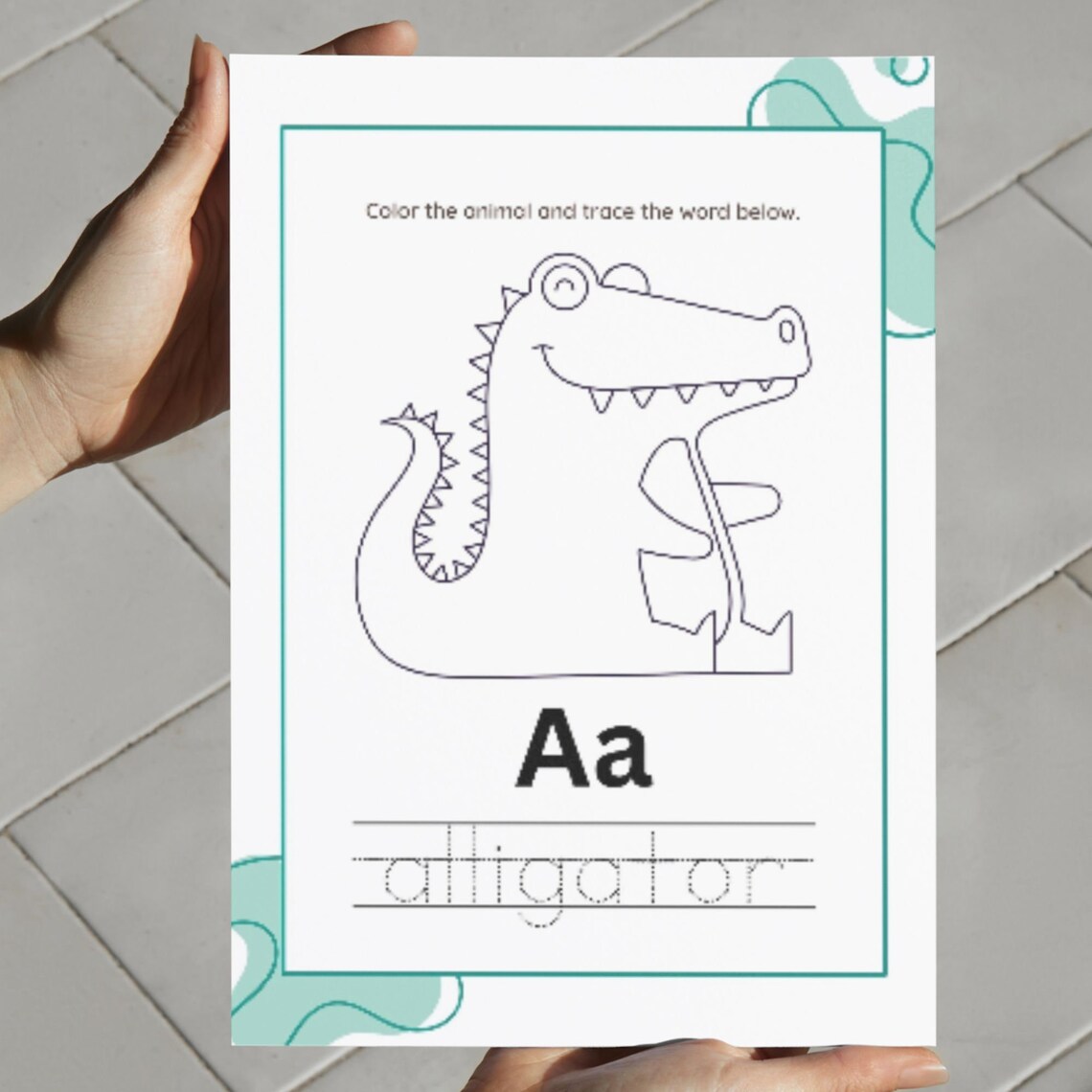 Coloring Pages for Kids Animals A-Z Coloring Books Printable Alphabet ...