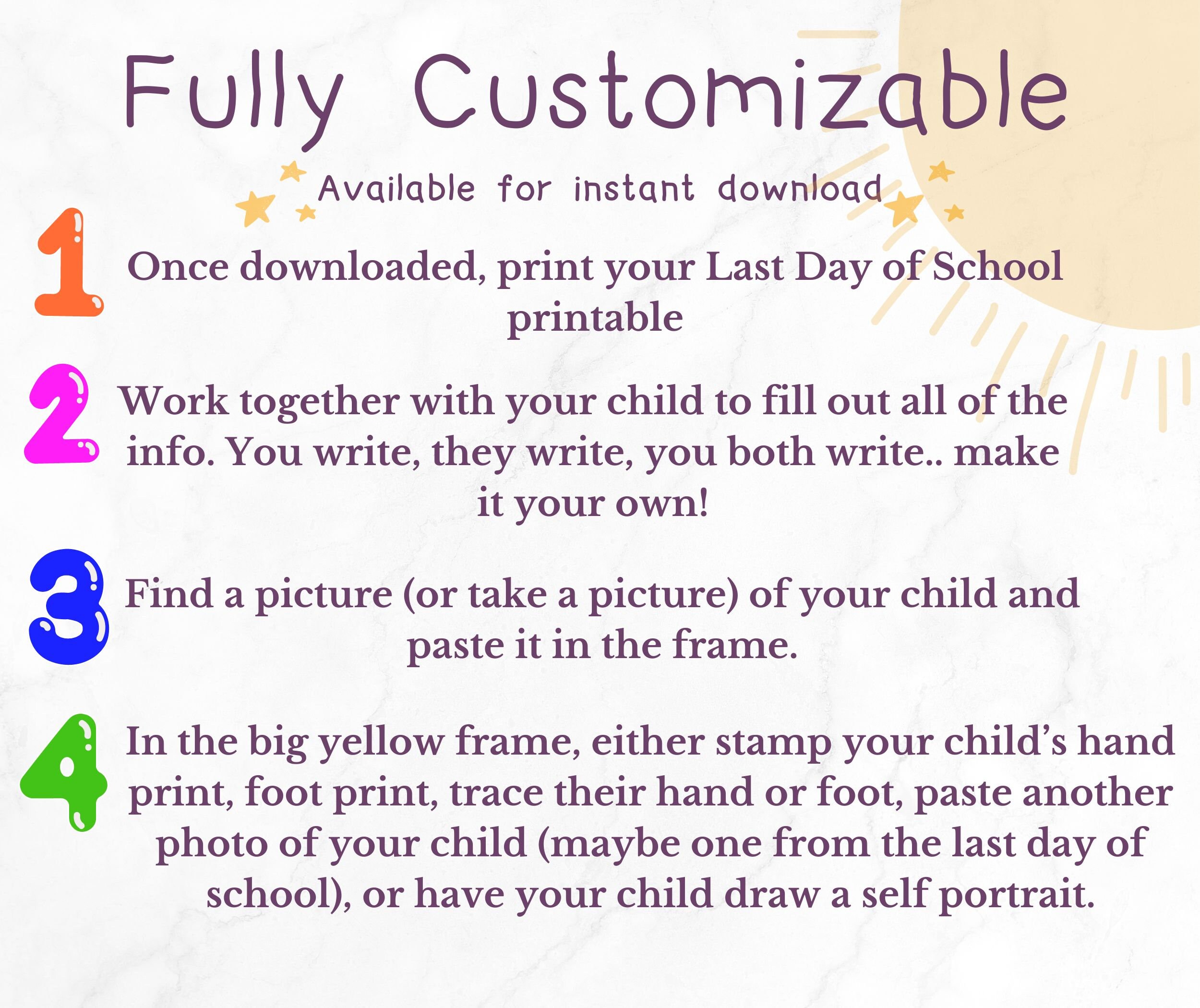 Last Day of School, Last Day of School Sign, Last Day of School ...