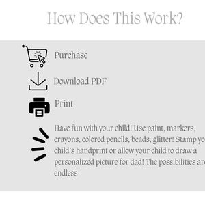 Father's Day Handprint Craft Printable | Dad You're the Best Keepsake ...