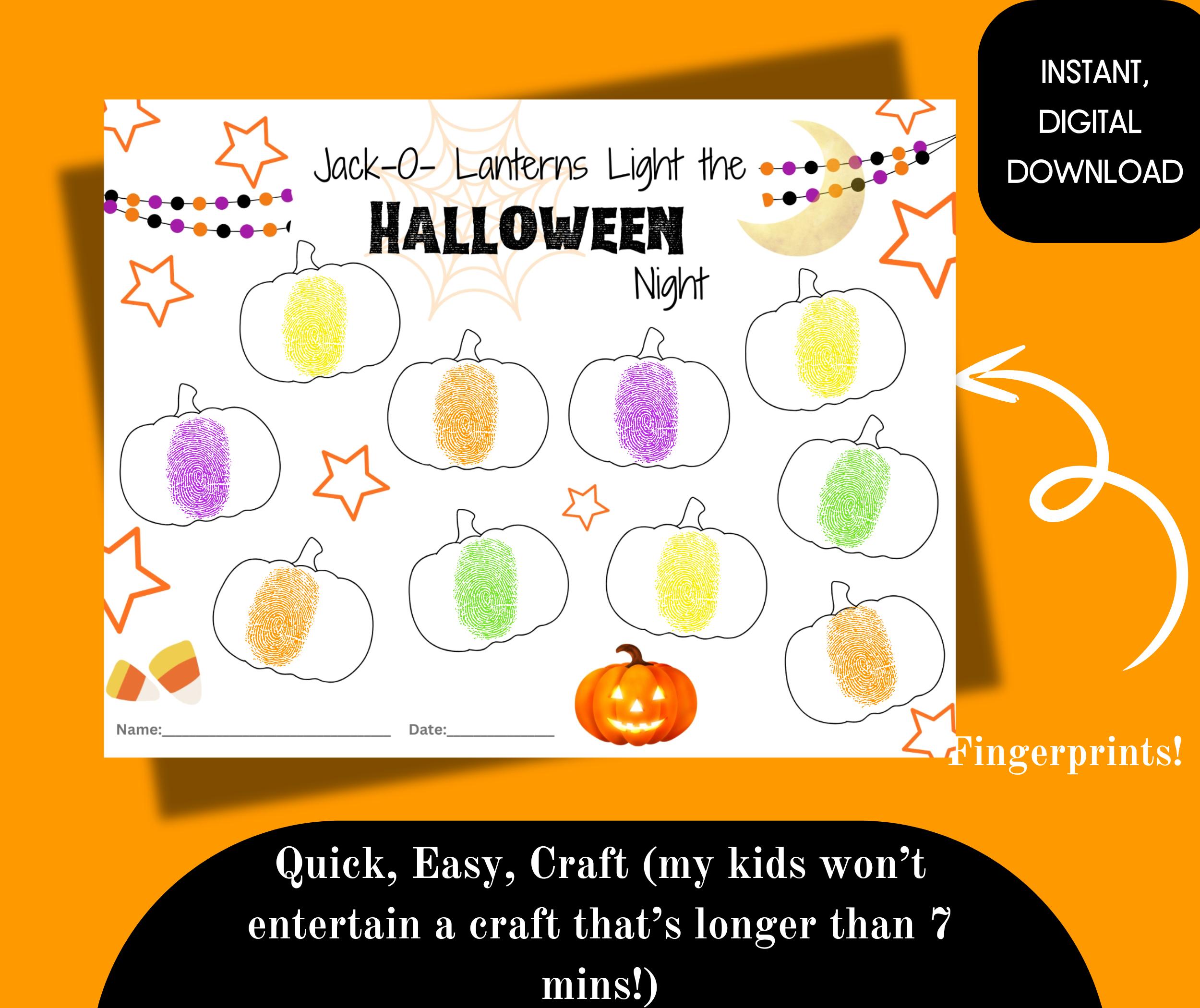 Printable Pumpkin Coloring Page for Kids, Halloween Preschool Craft ...